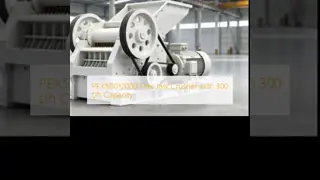 PEX500 2000 Fine Jaw Crusher 300 Tons Per Hour