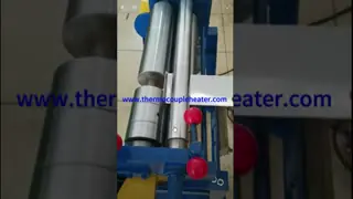 Motorized 3-Roll Bending Machine For Mica Band Heater Manufacturing