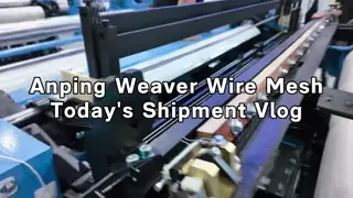 AG1600B Metal Wire Mesh Weaving Machine Shipment Vlog