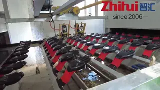 Zhihui AI Automatic Latex Crinkle Glove Dipping Machine