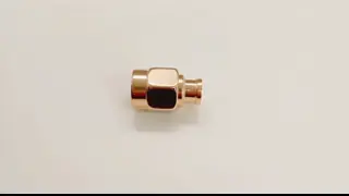 50 Ω RF Coaxial Connector Gold-plated Brass Soldering Type For Rg402/670-141 Cable SMA-JB3