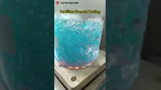 Inspect Slow Release Performance of Coated Fertilizer Granules