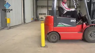 Hsj Factory Manufacture Directly Sell Flexible Safety Pedestrian Barrier Protection System Polymer