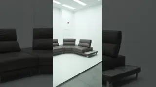 Modular Design Power Sectional Recliner Sofa Set With Sliding Back Cushion