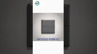 NP16162_01BK_E1 | Schneider Unica KNX 4 Key Matte Black Smart Wall Panel With Built-In Thermostat E1