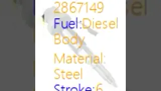 High Performance Fuel Injector 2867149 for Diesel Engines