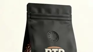 Premium Matte White Coffee Bags with Degassing Valve