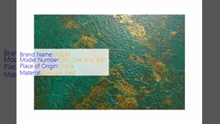 Green Bronze Stainless Steel Decorative Wall Panel