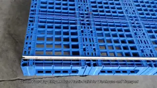 Custom Four-Way Modular Plastic Pallet | Plastic Skid