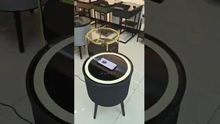 Smart Surround Sound Table | Bluetooth Speaker + Wireless Charging Bedside End Table