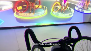 Gamified Cycling Interactive Projection Smart Fitness System