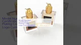 Luxury Fan Shaped Perfume Cap Gold Plated Fragrance Lid