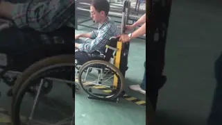BR-SC002 Powered Electric Stair Climbing Trolley Hand Cart For People Wheelchairs