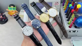 Ultra Thin Classic Automatic Leather Strap Dress Watch for Men