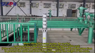 Video Demonstration of Water Filling for Stainless Steel Submersible Pumps