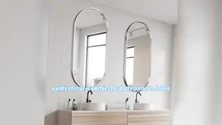 Modern LED Bathroom Mirror Cabinet with