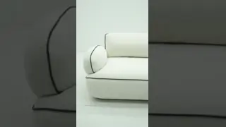 Modern Dual Motor Recliner Sofa with Sliding Backrest