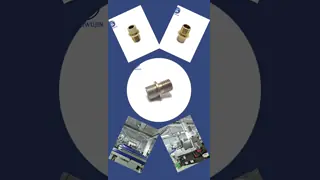 Precision Brass Female Thread Adapter for Industrial Piping