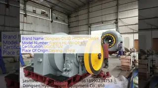 High Efficiency Francis Turbine Generator 300KW to 20MW