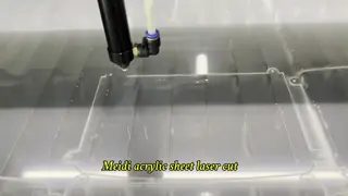 Laser cutting acrylic sheet
