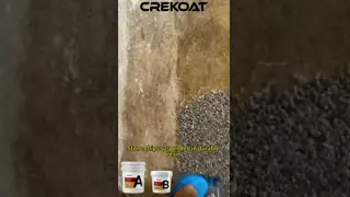 One bucket of resin washed stone — turns ordinary floors into luxury patios.