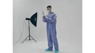 Woven nonwoven fabric fire-resistant protective clothing