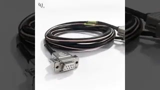 D-Sub 25PIN to D-Sub 15PIN + D-Sub 9PIN Double Shielded / Coaxial Cable