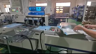 Automatic Double Loop Wire Punching and Binding Machine.