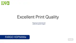 HID® FARGO® HDP5000e 300 DPI Retransfer ID Card printer