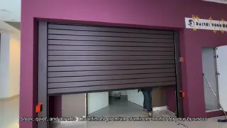 Premium 80 Type Aluminum Rolling Shutter for Modern Facades