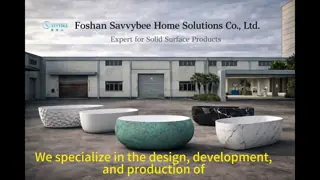Solid Surface Products Production Process Introduction - Savvybee