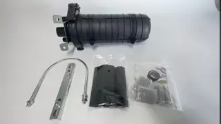 A Closer Look: 24 core Dome Fiber Optic Splice Closure Fiber Dome Enclosure UV Proof