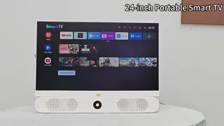 24inch Portable TV with Battery, ATSC 1080P for Camping Car