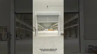 High Speed Shutter Door for Industrial Warehouse Efficiency