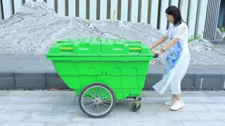 Durable 240 Liter Outdoor Waste Bin for Home and Business
