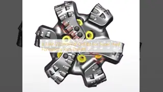 Durable 222mm PDC Drill Bit for Super Hard Rock Formations