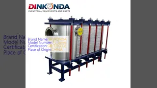 DINKONDA Gasket Free Welded Heat Exchanger for Power Plants