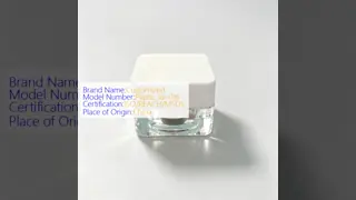 Premium 5g Square Cosmetic Jar for Luxury Face Cream