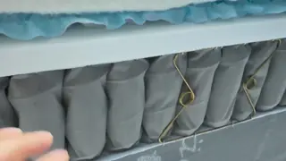 Handmade Horse Hair Mattress  Cool Fabric Mini Pocket Springs Wool Cotton Blend Pressure Relief Sup