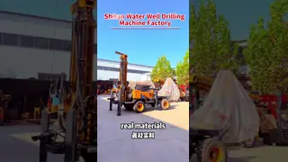 Water Well Drilling Rig High Efficiency Power