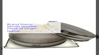 Double Stainless Steel Honey Strainer for Pure Honey