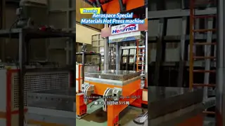 Glass fiber aerospace material ultra-high temperature hot press machine