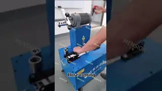 Integrated Hose Cutting and Skiving Machine