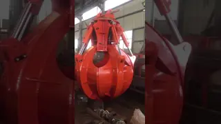 Excavator Grapple for Grabbing Stone Excavator Attachments Construction