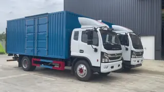 DONGFENG  160HP Box Truck Van Cargo Truck Light Duty Mini Lorry Truck