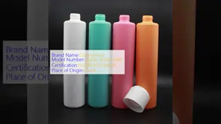 Eco Friendly 250ml 300ml HDPE Lotion Bottle With Disc Cap