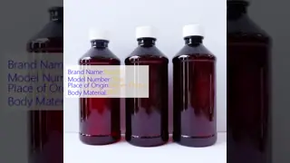 16oz PET Cough Syrup Bottles Professional Packaging