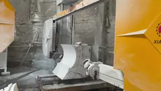 CNC DIAMOND WIRE SAW MACHINE ARC SLAB CUTTING