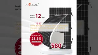 580W Flexible Solar Panel Ultra Lightweight Roof Solution