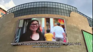 Outdoor LED screen well video